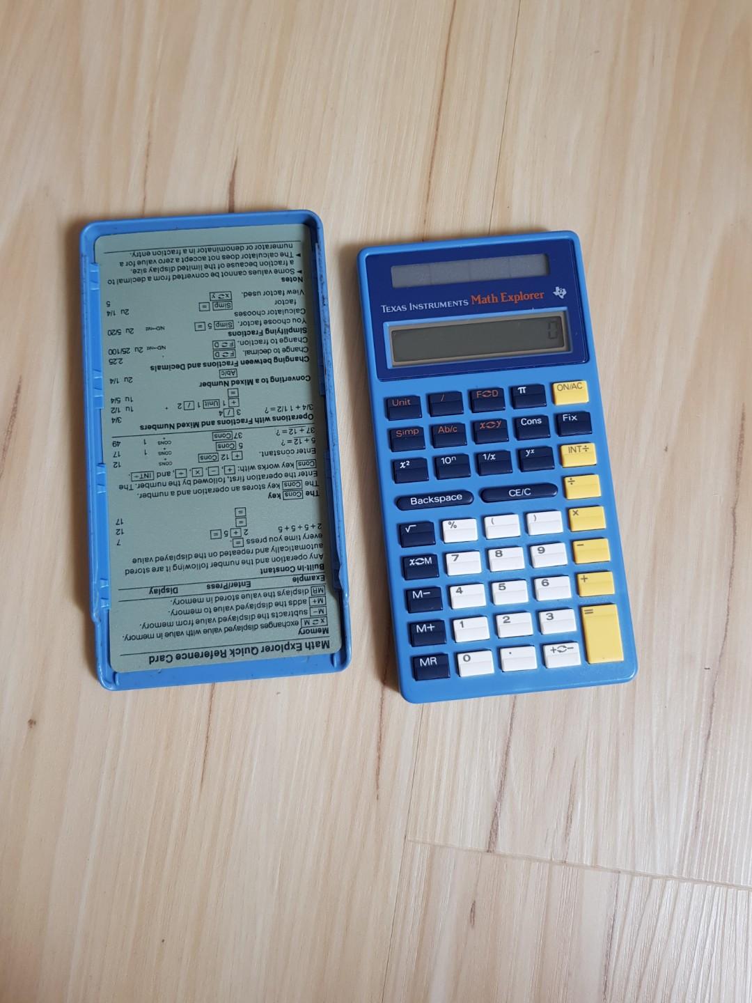 Texas Instruments Math Explorer Calculator, Mobile Phones & Gadgets, E ...