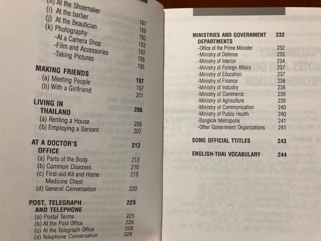 Thai Language Practical Guide for travellers and residents, Hobbies ...