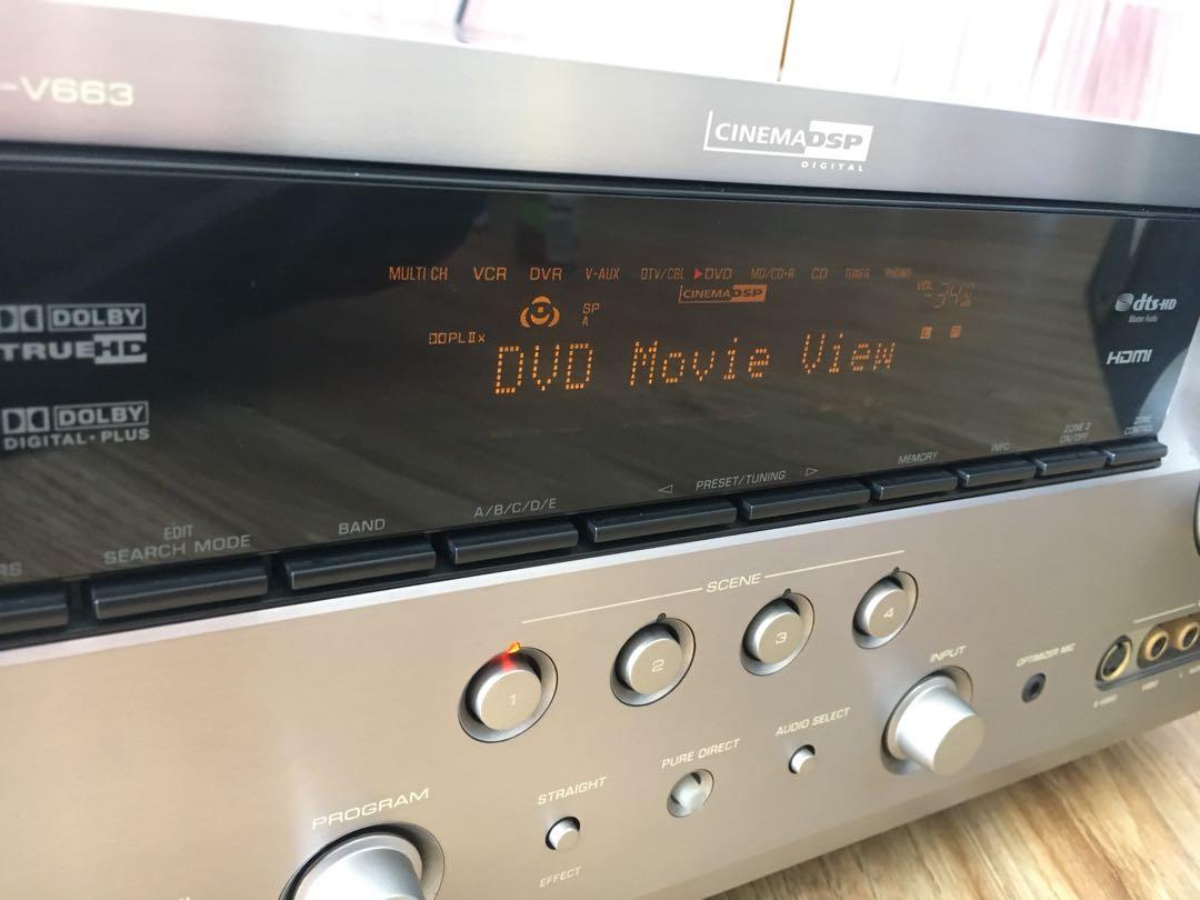 Yamaha RX-663 AV receiver, Audio, Soundbars, Speakers & Amplifiers on ...