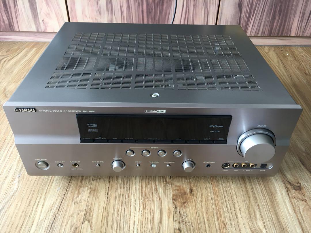 Yamaha RX-663 AV receiver, Audio, Soundbars, Speakers & Amplifiers on ...