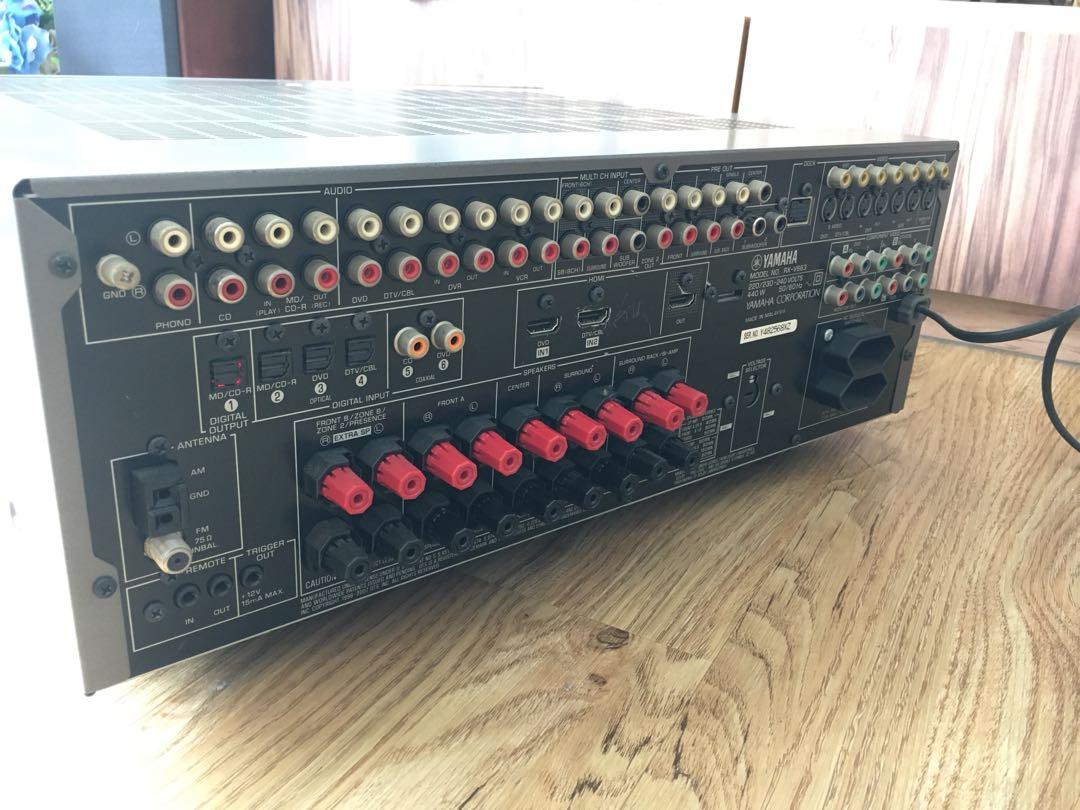 Yamaha RX-663 AV receiver, Audio, Soundbars, Speakers & Amplifiers on ...