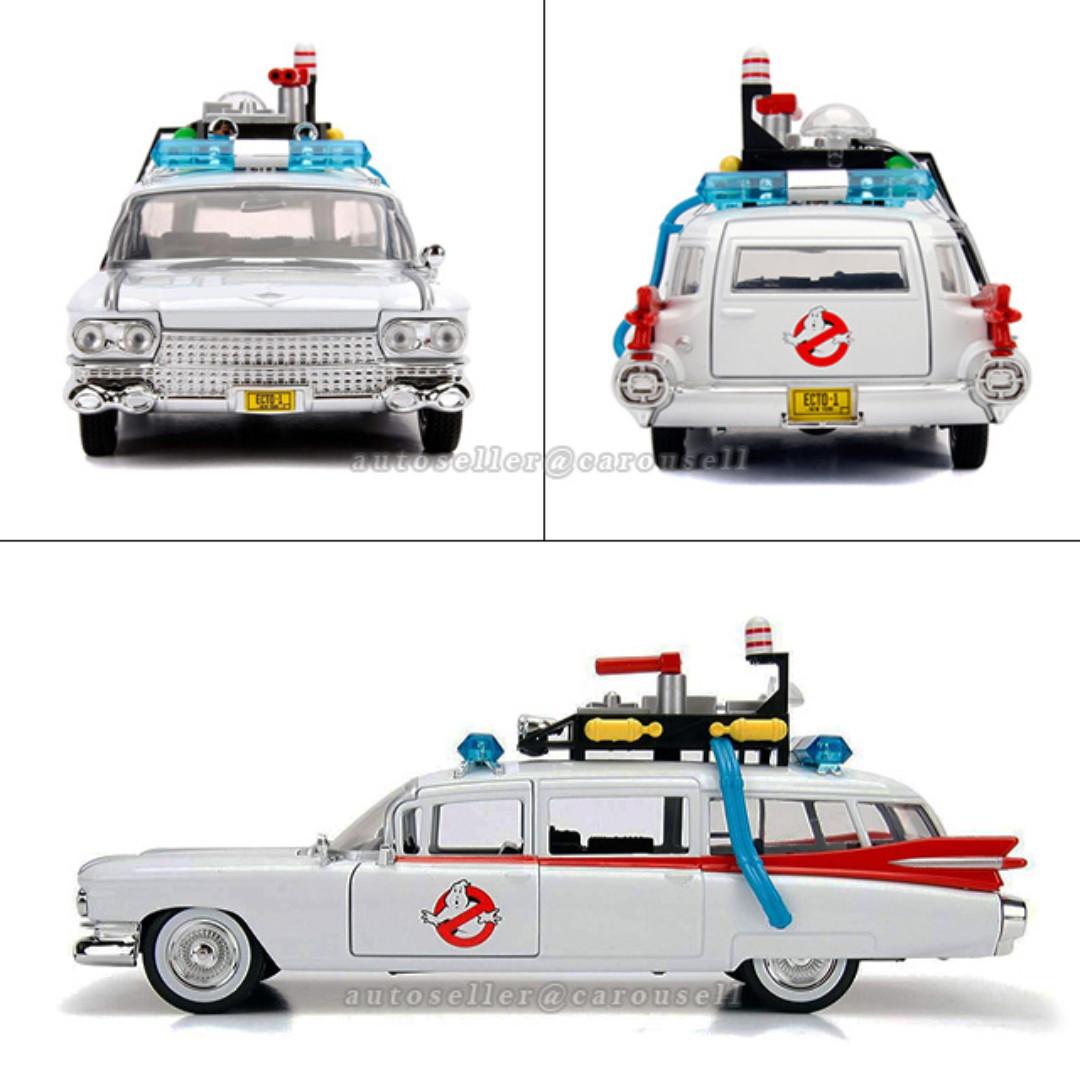 Ghostbusters Movie ECOT-1 Ghost Hunting Vehicle 1:24 Diecast Metal Collection Model, Hobbies ...