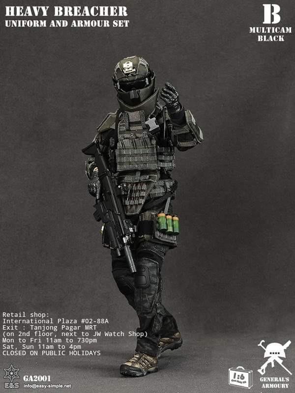 1/6 Scale Easy & Simple E&S GA2001-B - "Heavy Breacher" Uniform and ...