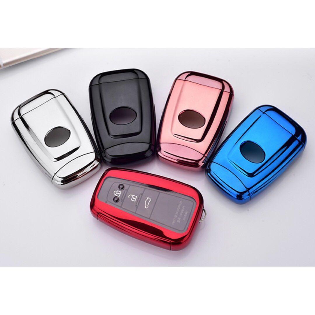 2018 New Car Key Casing with Chain For Toyota CHR Prius 360 Degree ...