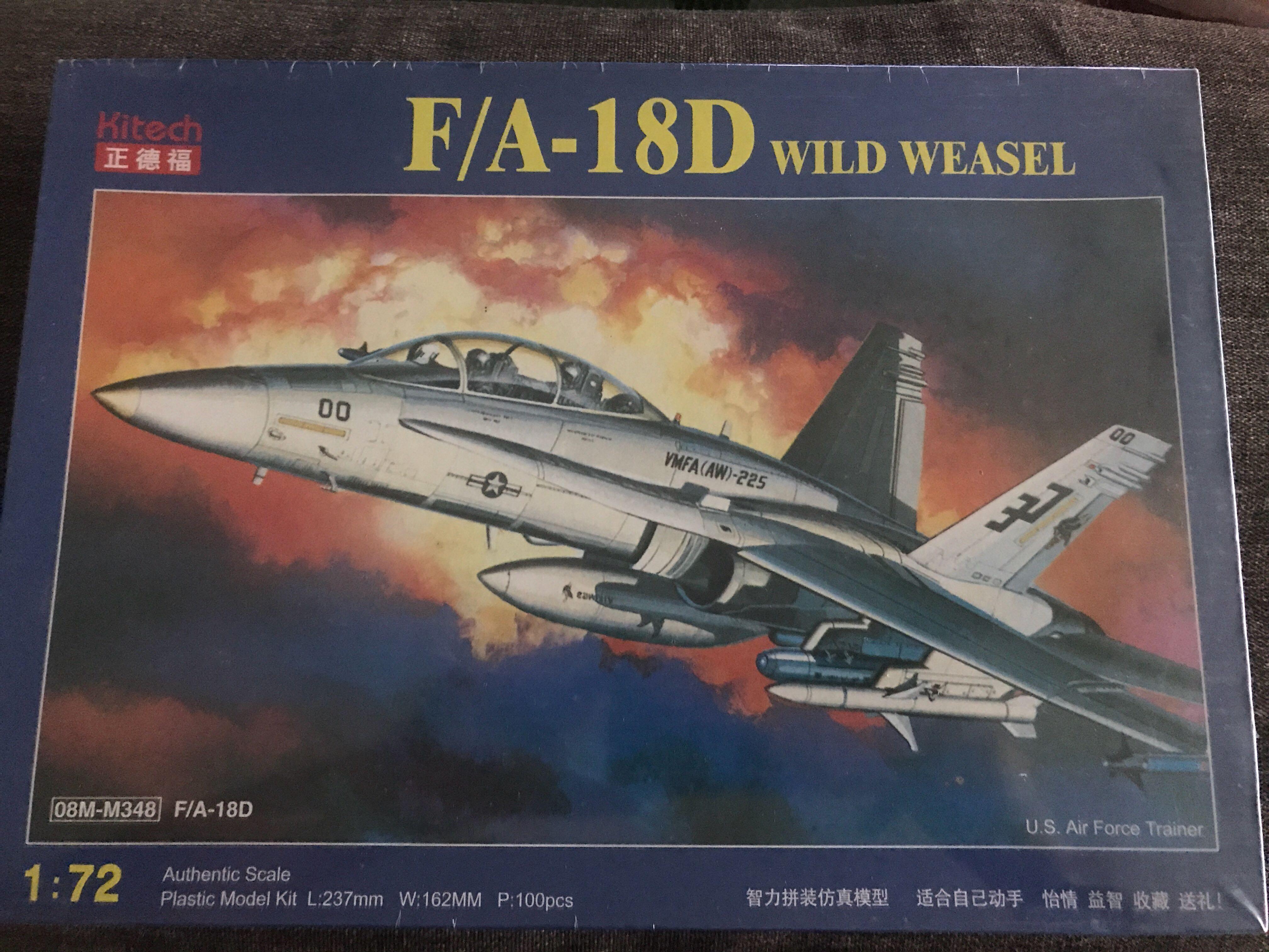 Aircraft Hobby Model Kits; F/A-18D Wild Weasel, Hobbies & Toys ...