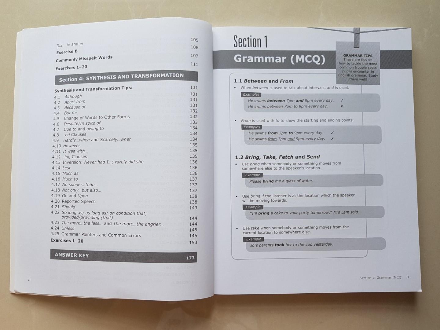 (BN) Power Up Grammar English PSLE, Hobbies & Toys, Books & Magazines ...
