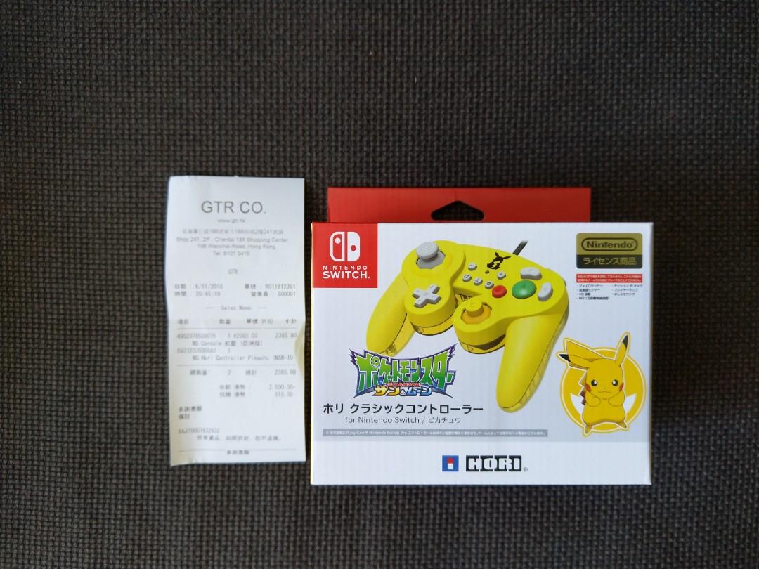 Nintendo Switch Pikachu GameCube Controller Pokemon Hori, Video Gaming ...