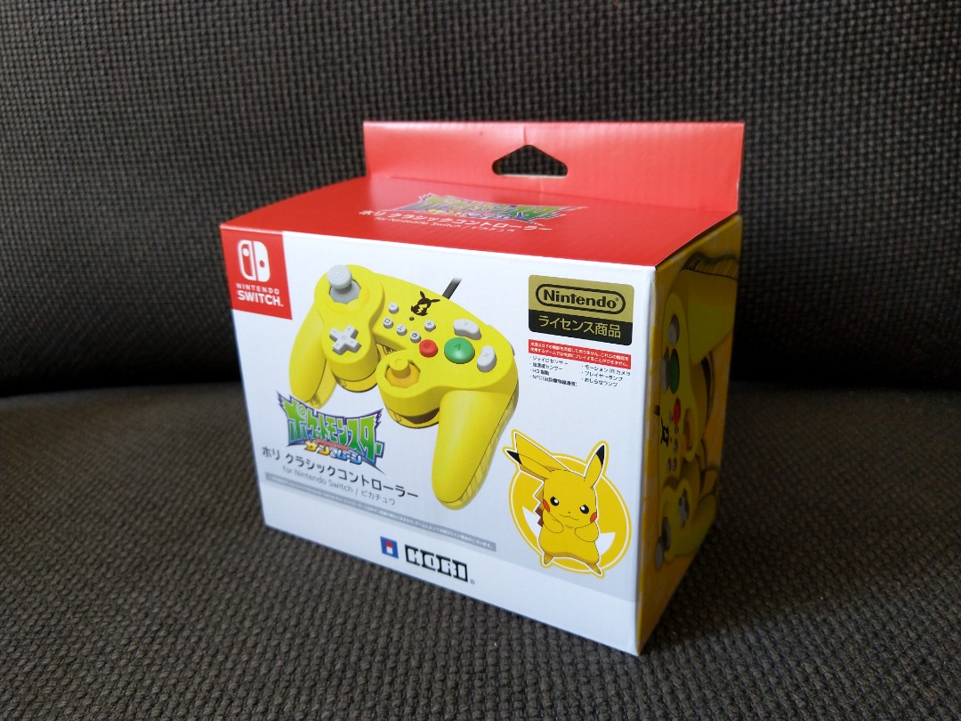 Nintendo Switch Pikachu GameCube Controller Pokemon Hori, Video Gaming ...