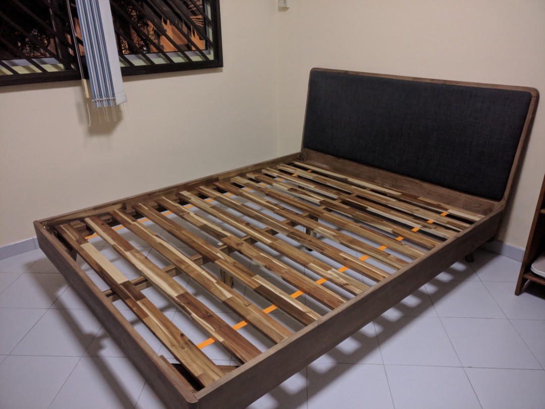 Castlery Queen Bed Frame, Furniture & Home Living, Furniture, Bed ...