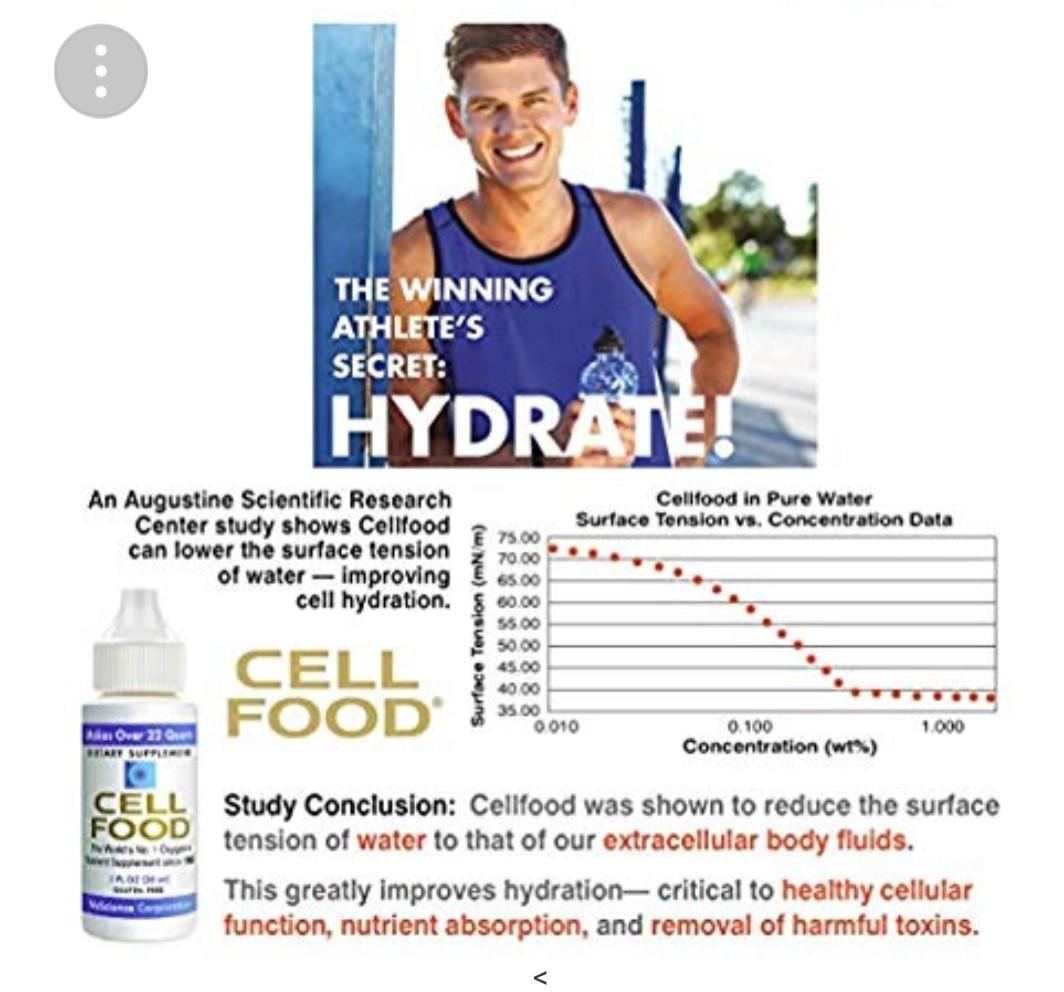 Cellfood - Oxygen and Nutrient Supplement, Health & Nutrition, Health ...