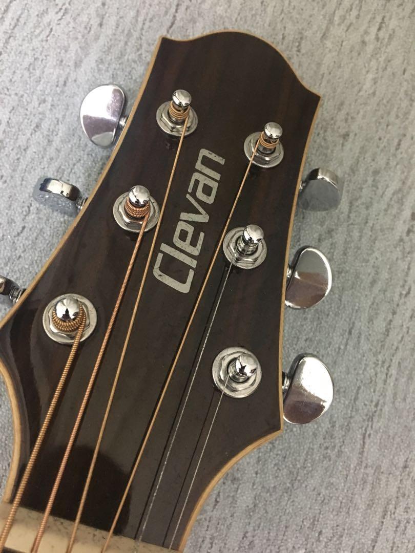 Clevan acoustic guitar, Hobbies & Toys, Music & Media, Musical ...