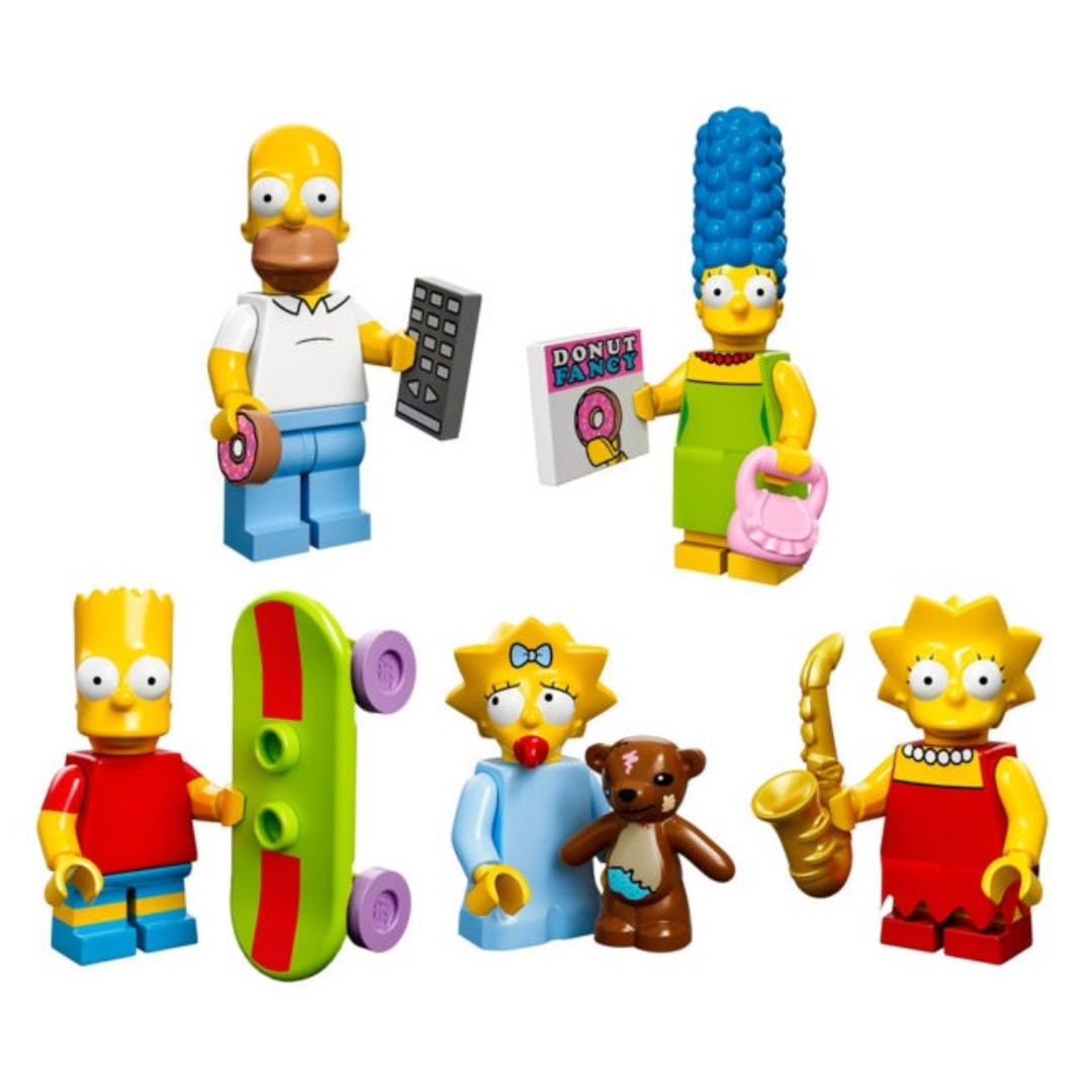 (Free Postage) 71005 Lego Simpsons Series 1 Simpsons Family (Homer ...