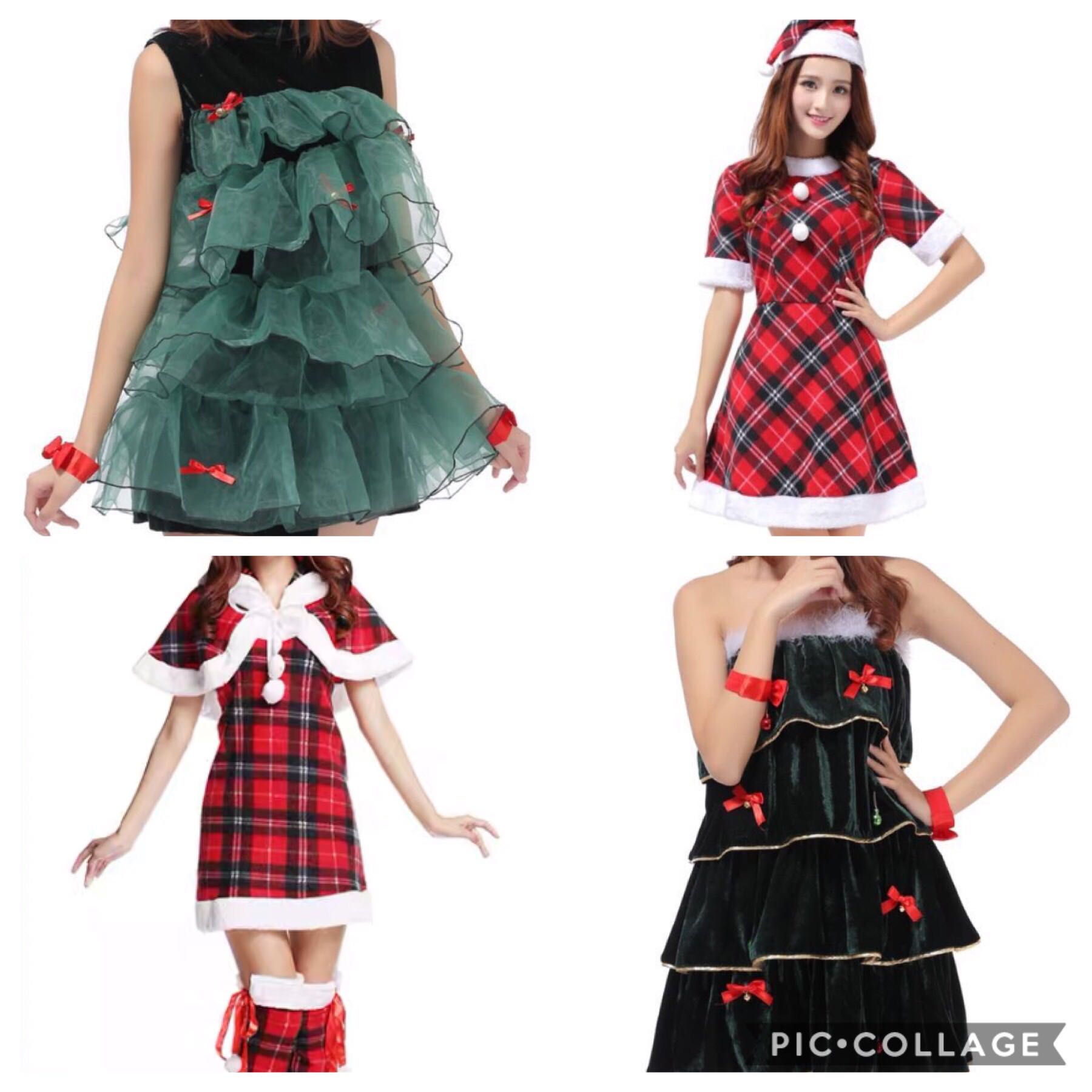 IN STOCK Christmas Costume Christmas Dress Santarina Costume Santa ...