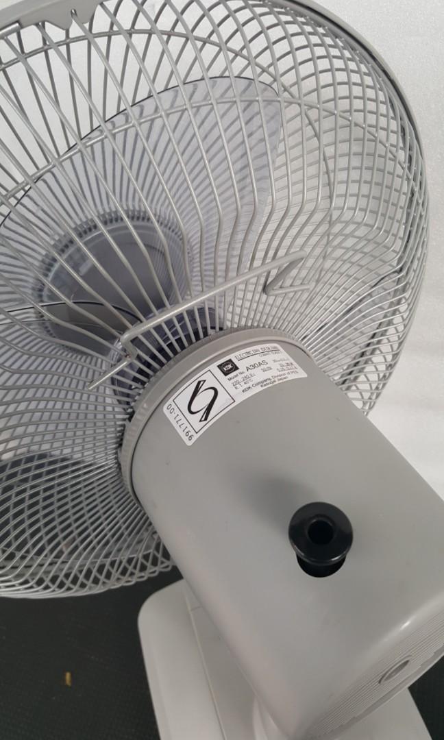 KDK 12 inch Desk Fan, Furniture & Home Living, Lighting & Fans, Fans on ...
