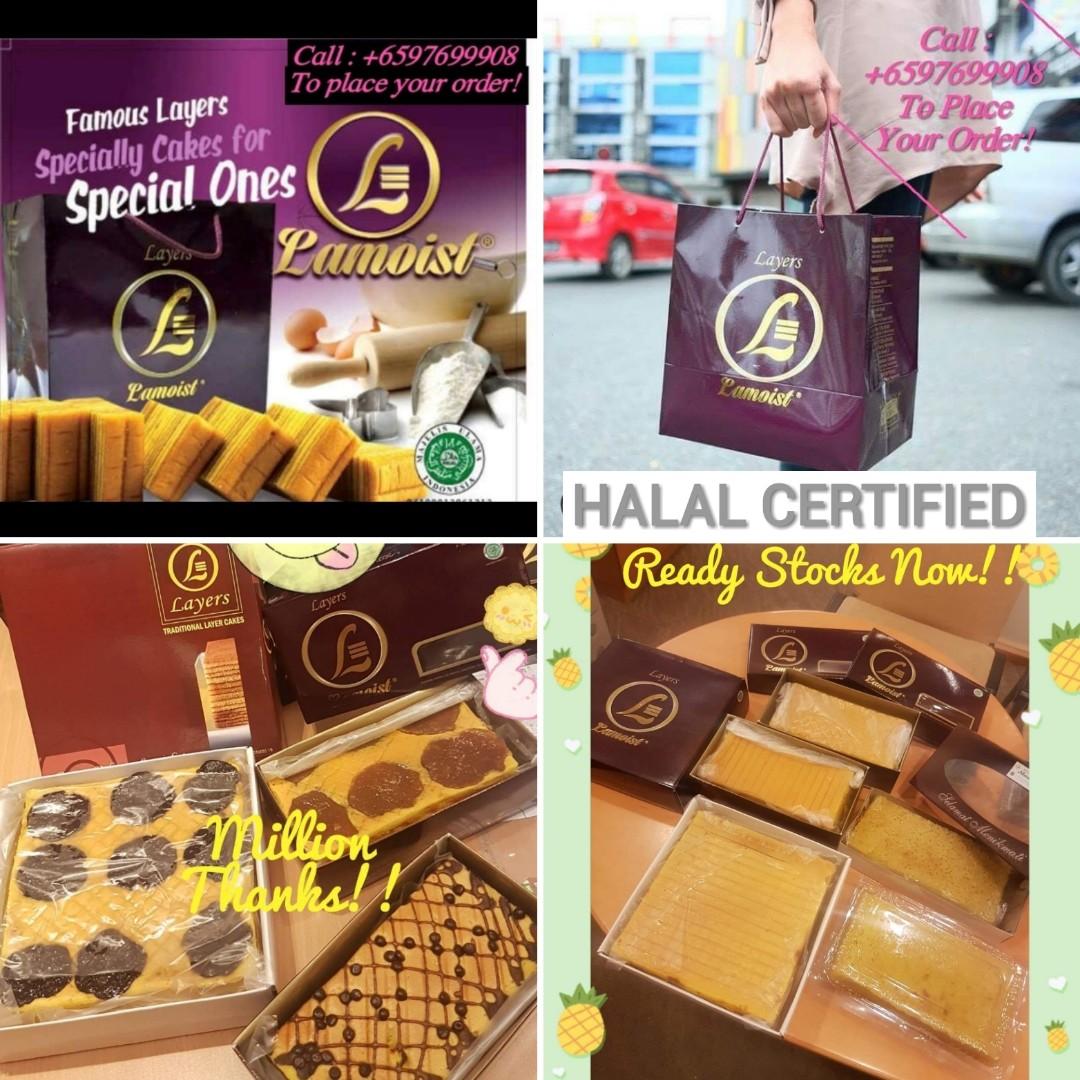 Layers Lamoist Kueh Lapis and Bika Ambon(Honey Cake) - HALAL, Food ...