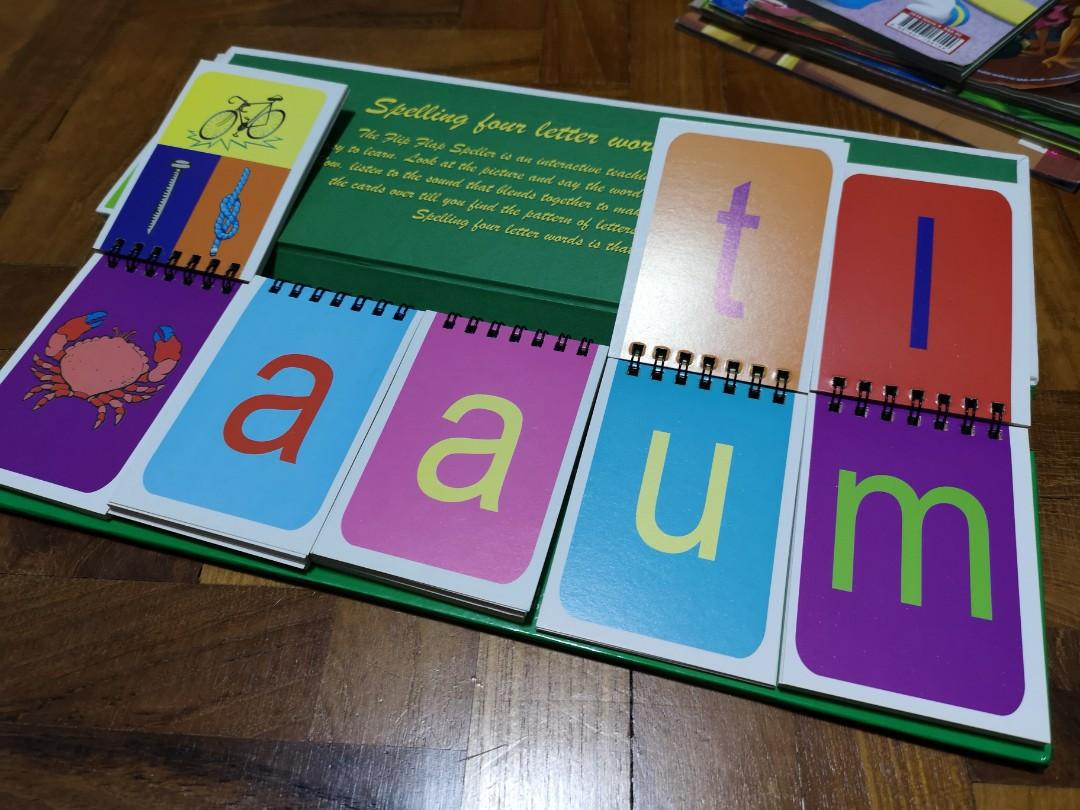 Learn spelling flip flap books, Hobbies & Toys, Books & Magazines ...
