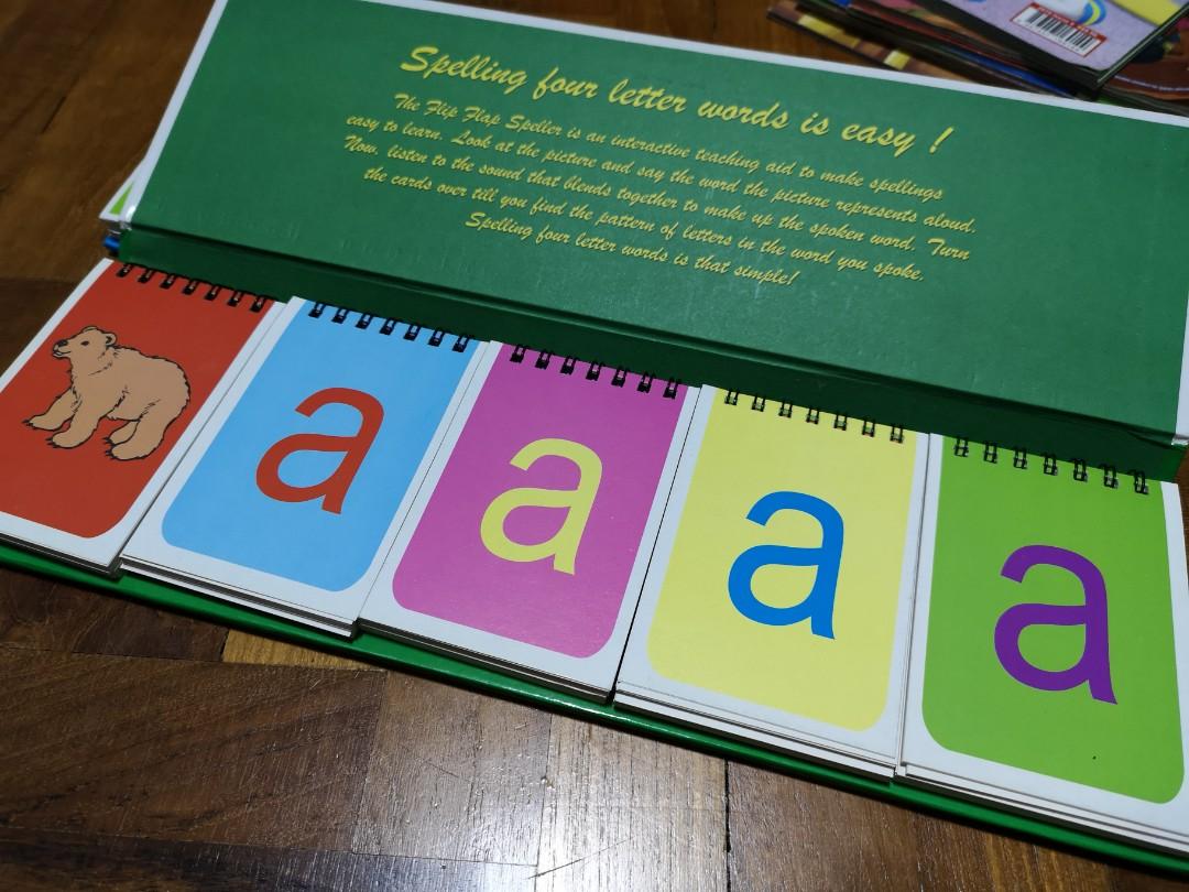 Learn spelling flip flap books, Hobbies & Toys, Books & Magazines ...