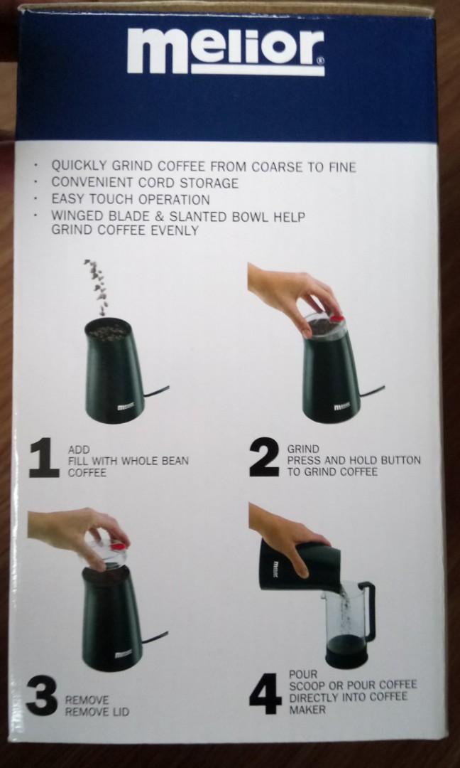 Melior Coffee Bean Grinder, TV & Home Appliances, Kitchen Appliances ...
