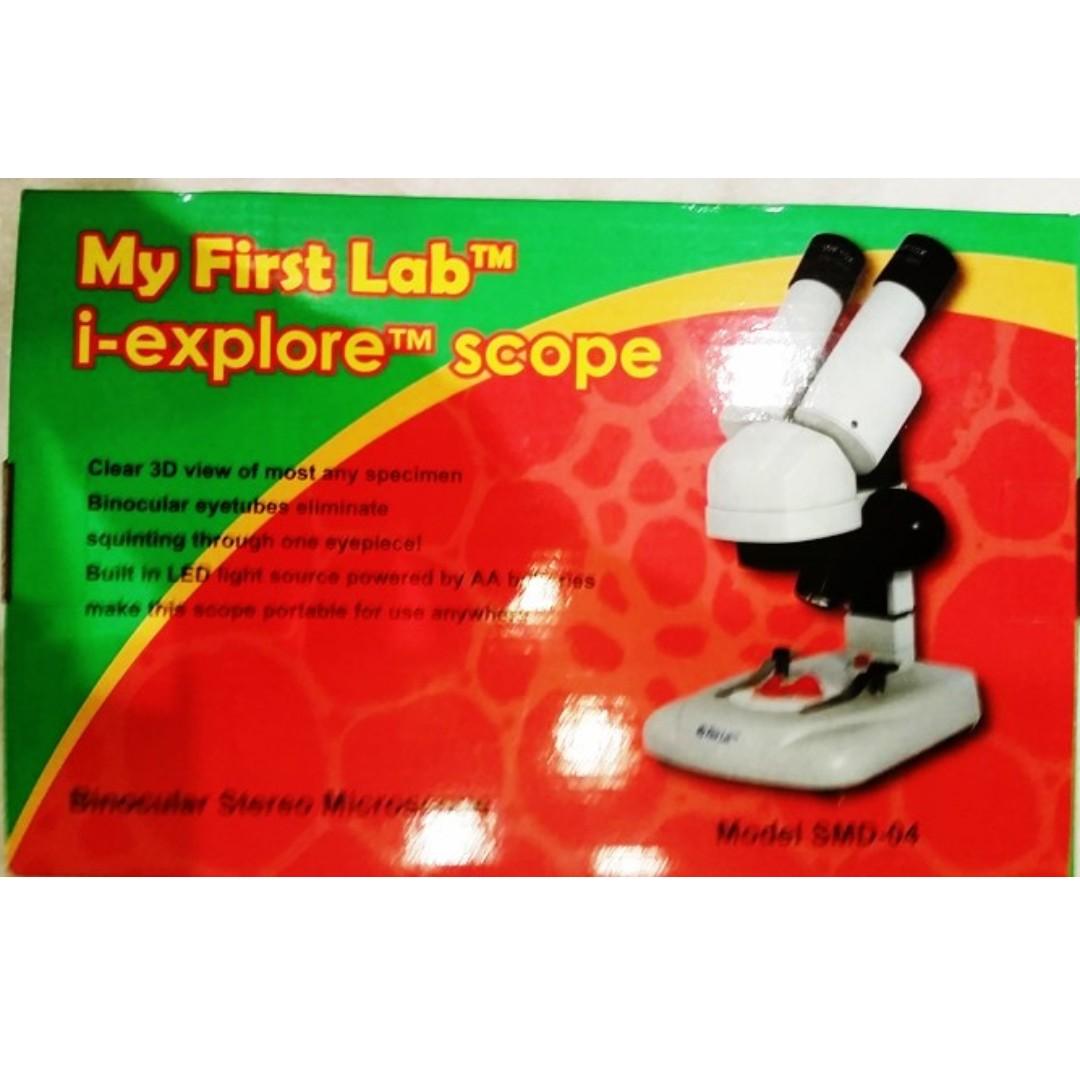 My First Lab I-Explore 20X LED 3D Stereo Microscope SMD-04, Beauty ...