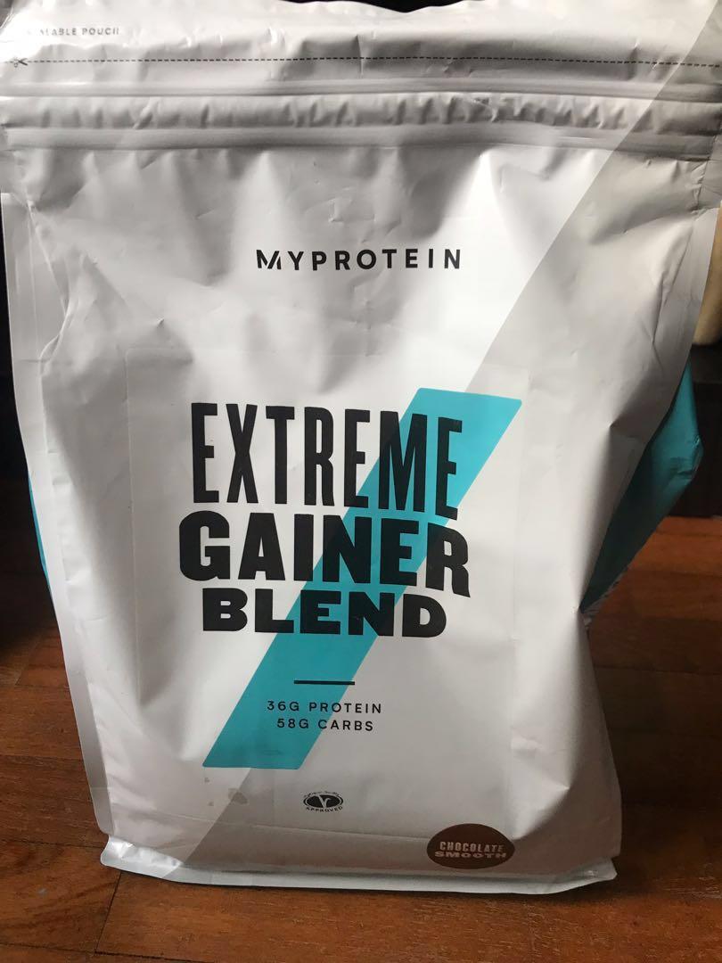 Myprotein Extreme Gainer Blend, Health & Nutrition, Health Supplements ...