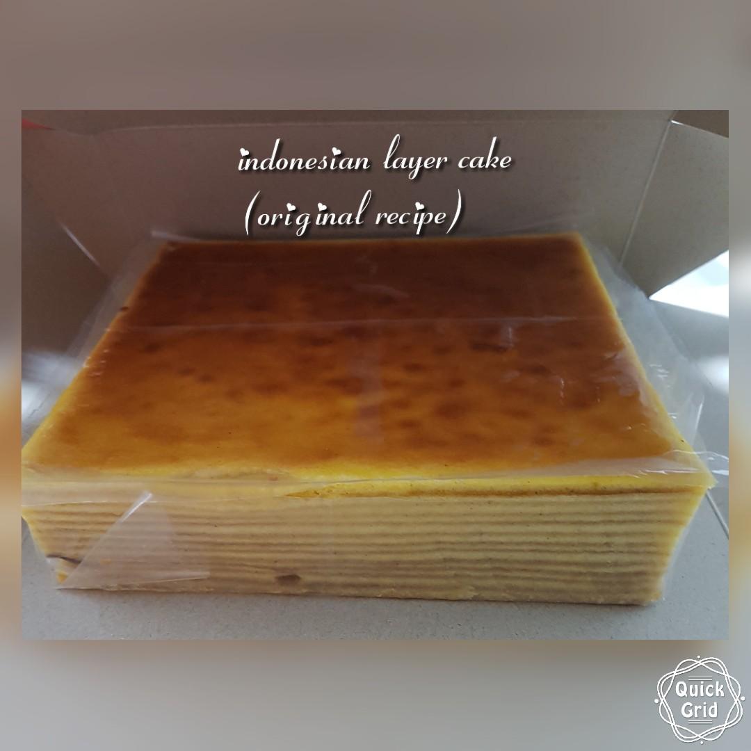 Original recipe - Indonesian Kue lapis, Food & Drinks, Homemade Bakes ...