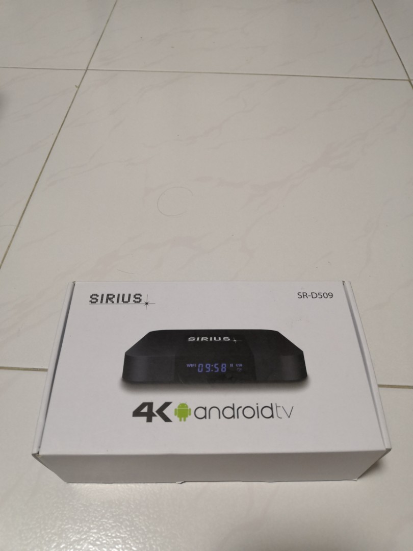 SIRIUS 4K ANDRIOD TV BOX!, TV & Home Appliances, TV & Entertainment ...