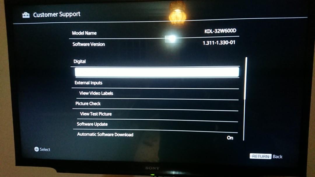 Sony Bravia 32" KDL-32W600D, Home Appliances, TVs & Entertainment ...