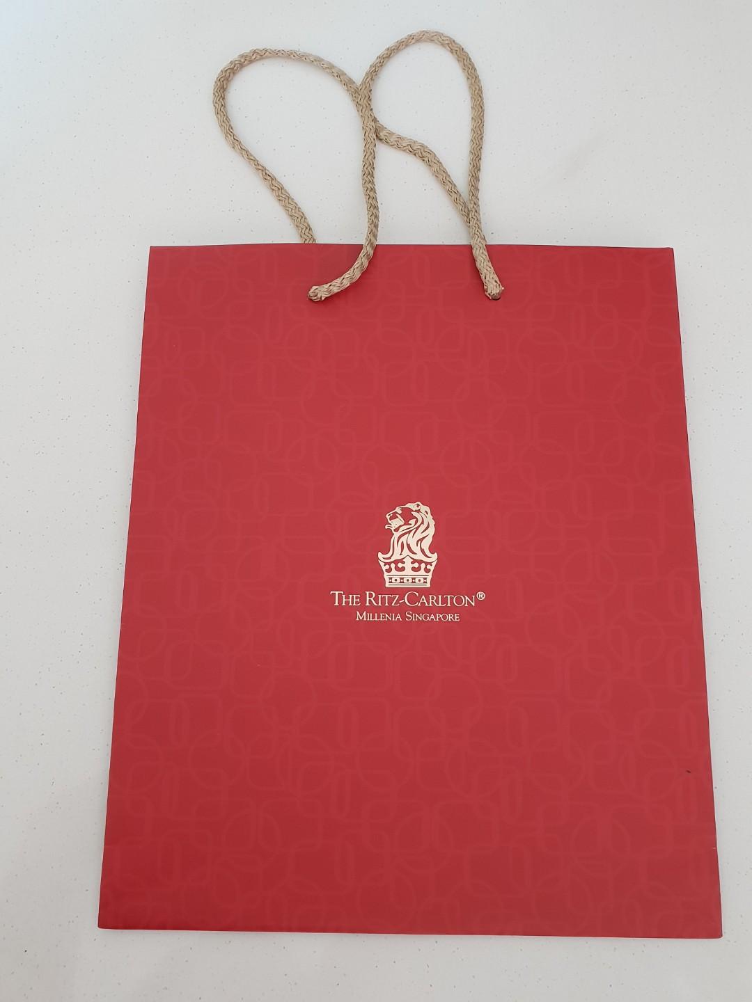 The Ritz Carlton paper bag, Design & Craft, Others on Carousell