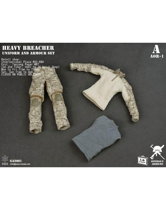 1/6 Scale E&S GA2001-A - "Heavy Breacher" Uniform and Armour Set (AOR-1 ...