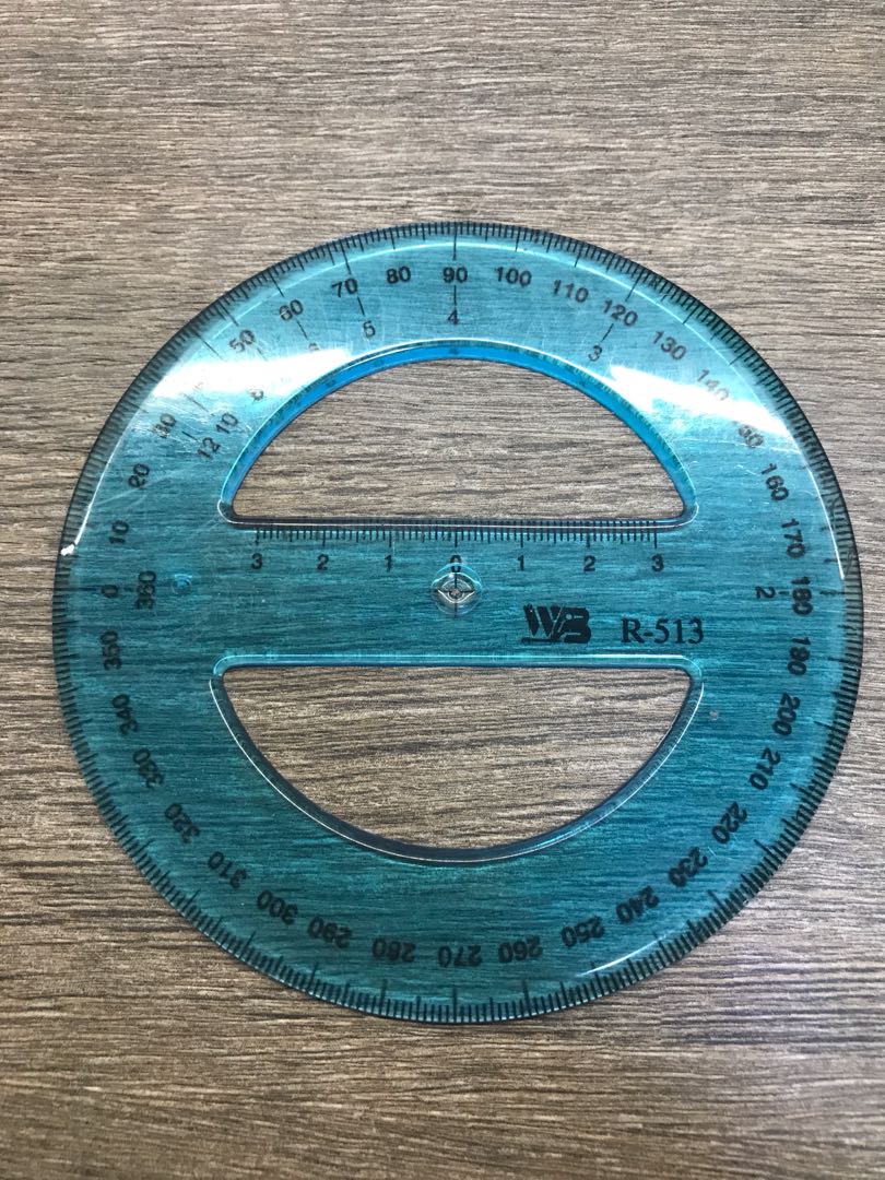 360 degrees protractor, Hobbies & Toys, Stationery & Craft, Craft ...