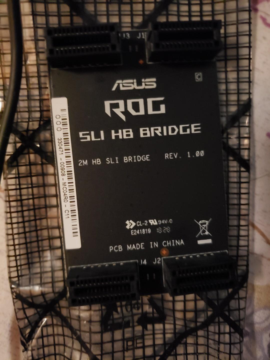 Asus HB SLI Bridge （60mm 3slot N卡10系列）, 手提電話, 智能穿戴裝置及智能手錶 - Carousell