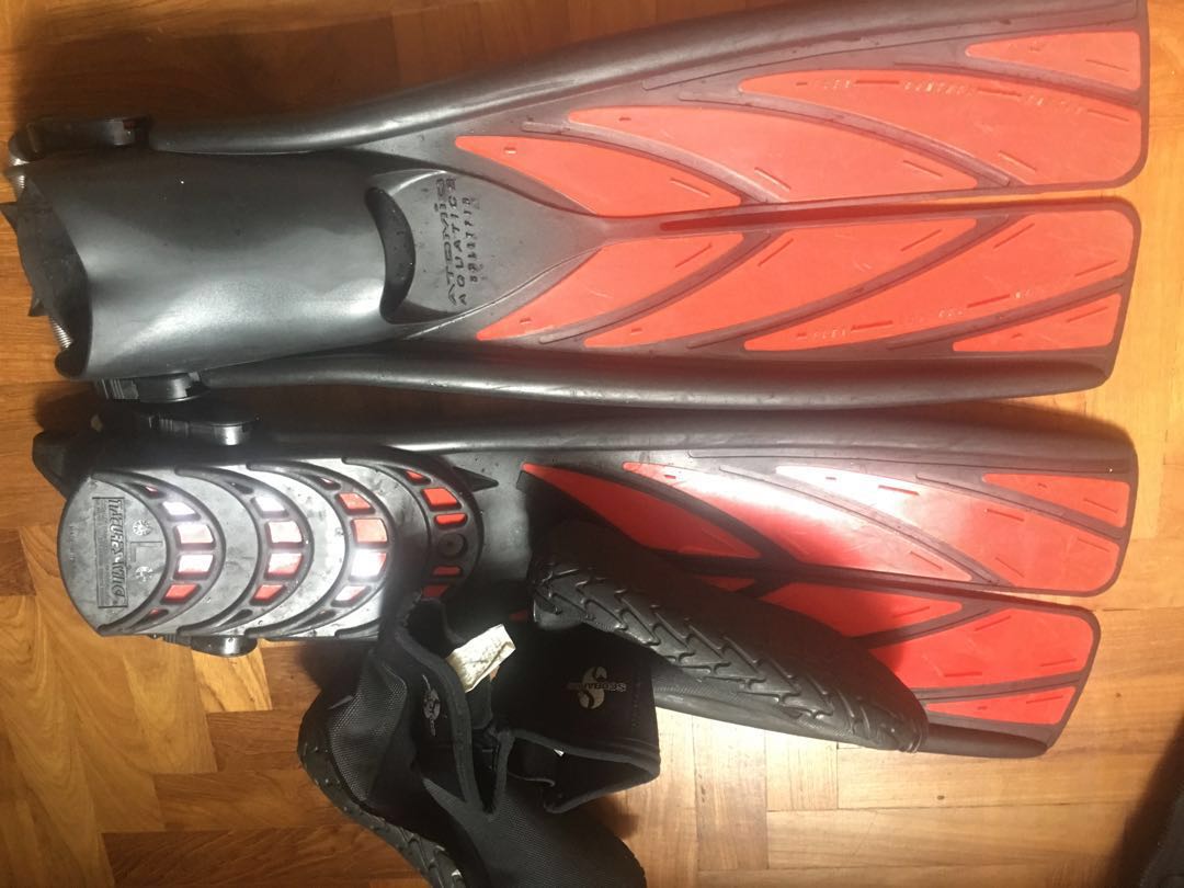 Atomic Split Fins, Sports Equipment, Sports & Games, Water Sports on ...