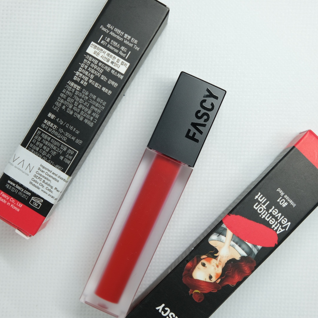 Attention Velvet tint #1 Intense red, Beauty & Personal Care, Face ...