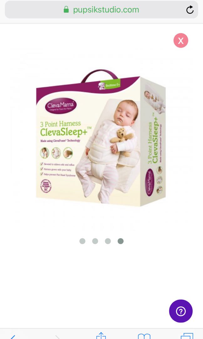 Clevamama Clevasleep+ sleep positioner, Babies & Kids, Baby Nursery ...