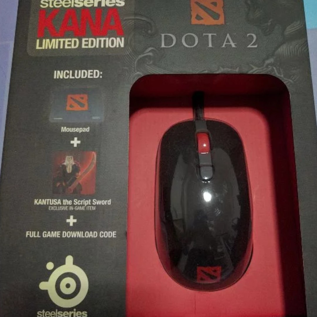 Dota 2 Steelseries Mouse with Kantusa Sword, Electronics, Computer ...