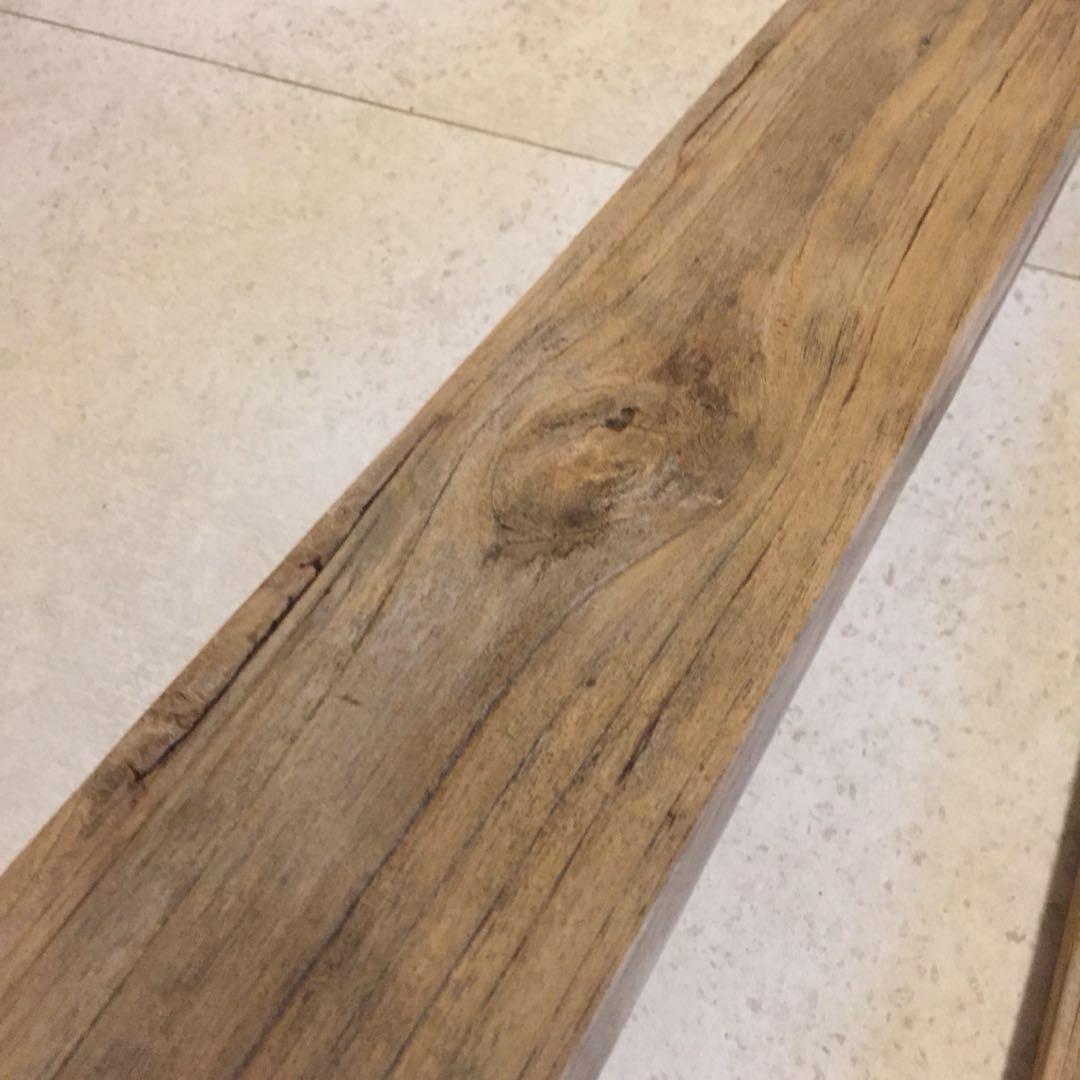 imported reclaimed Teak wood plank, Furniture & Home Living, Furniture ...