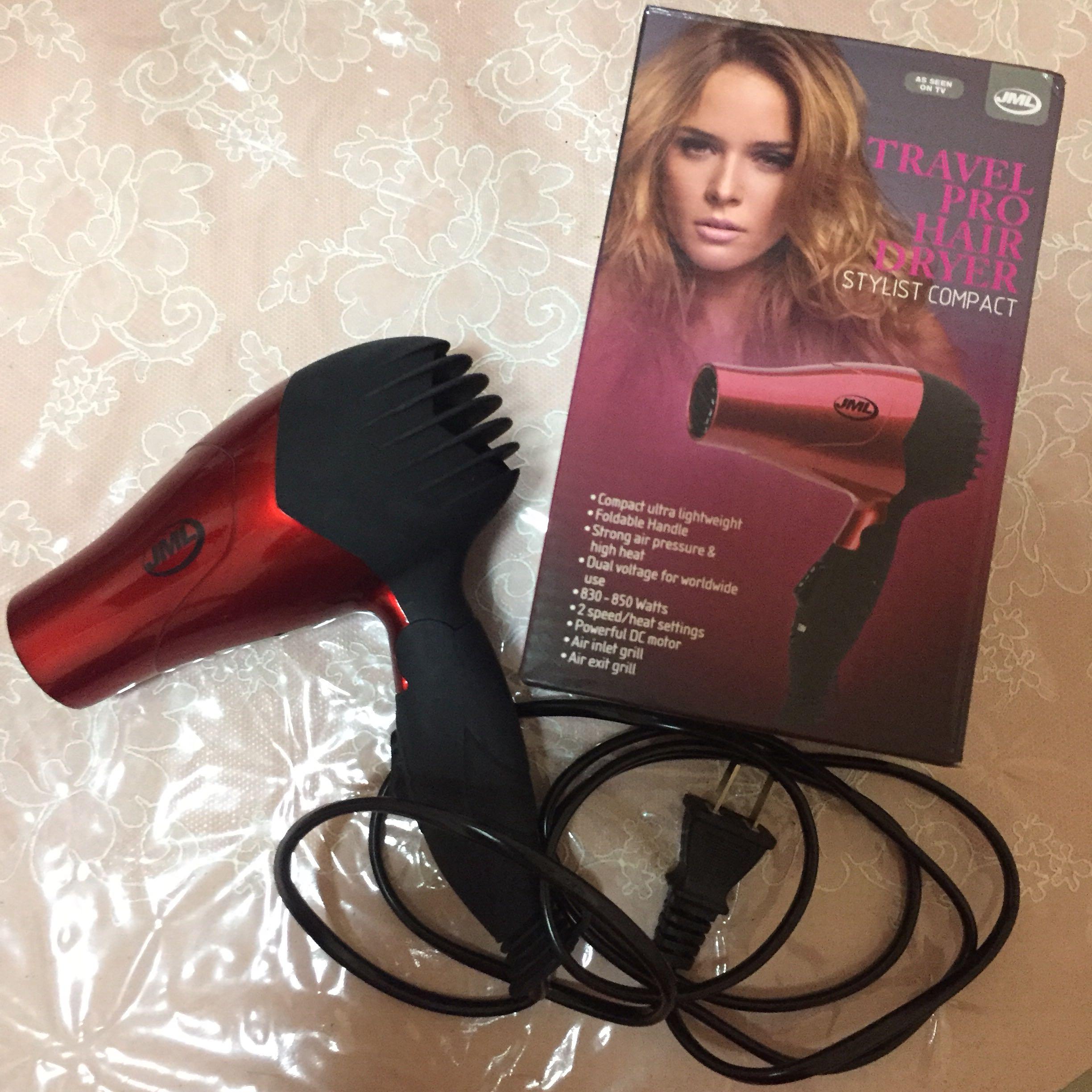 JML Travel Pro Hair Dryer/Blower, Beauty & Personal Care, Hair on Carousell