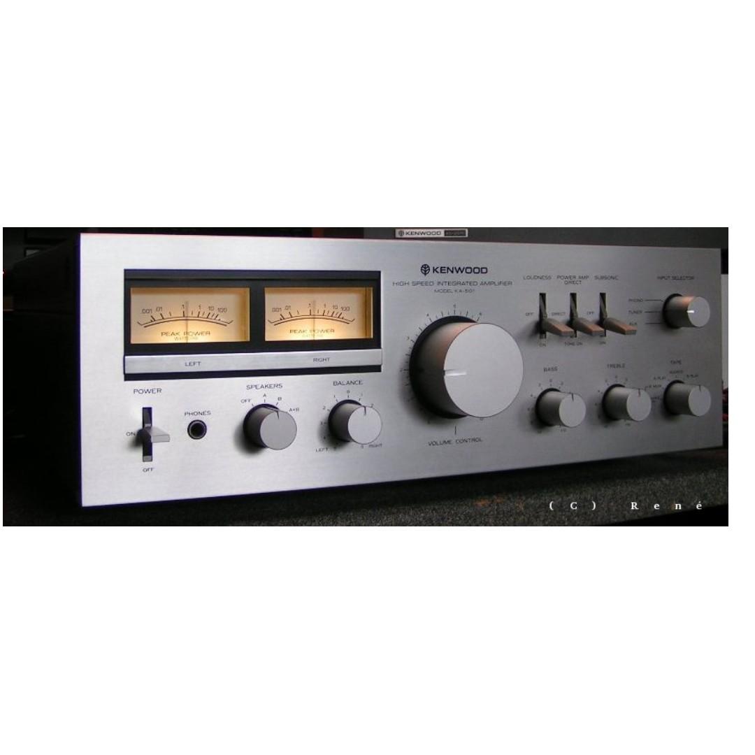 Kenwood KA-801 High Speed DC Integrated Amplifier, Audio, Other Audio ...