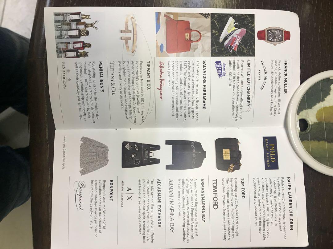 MBS $1000 shops voucher Marina Bay Sands shoppe, Tickets & Vouchers ...