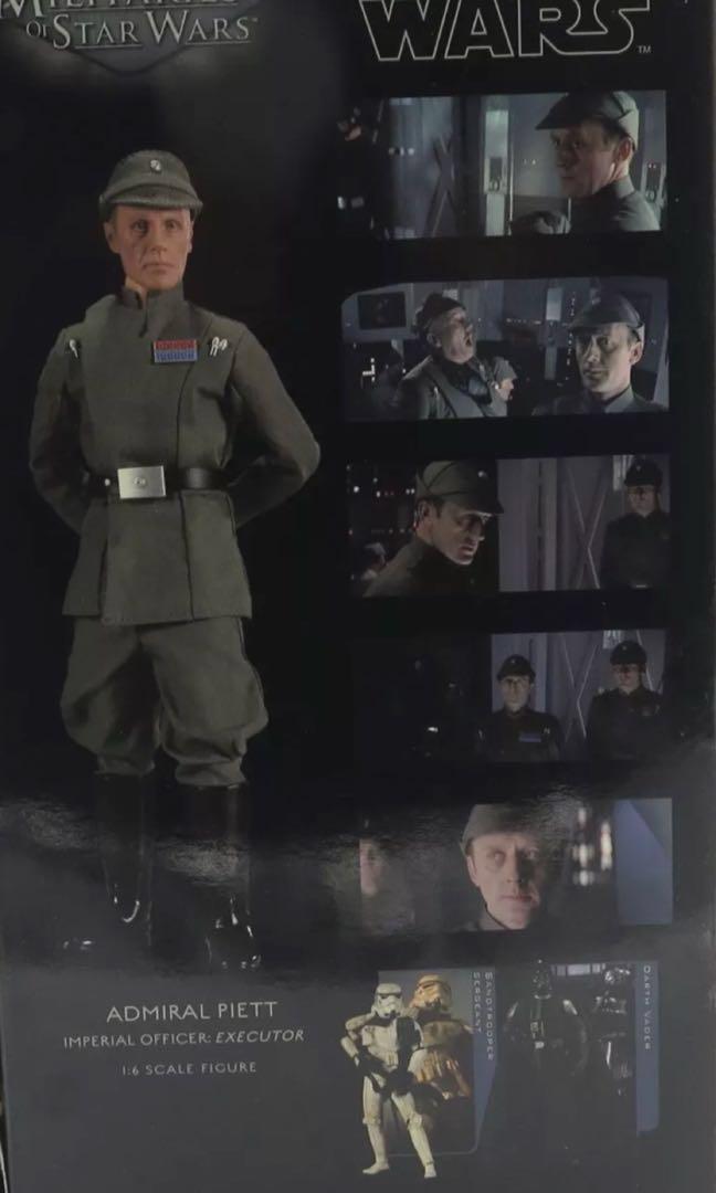 Militaries of star wars, ADMIRAL PIETT, 1/6, sideshow collectibles,MIB ...
