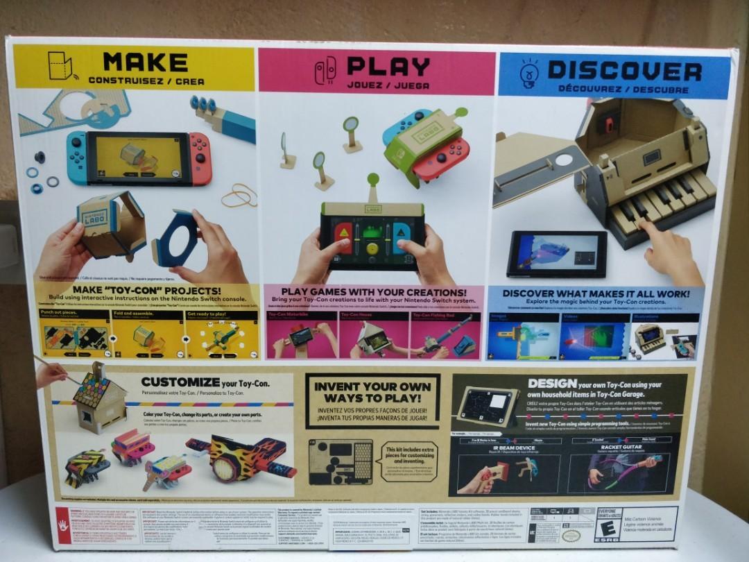 Nintendo Labo variety kit, Video Gaming, Gaming Accessories, Cases ...