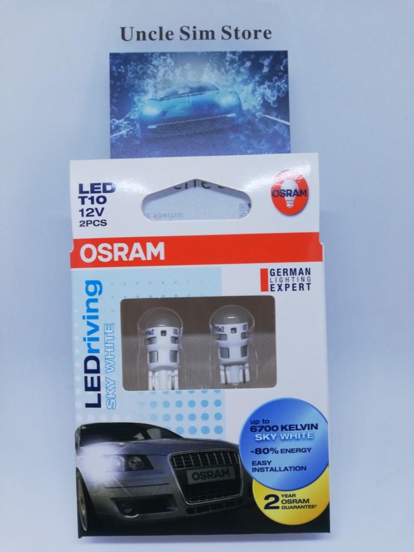 Osram T10 6700K Sky White, Auto Accessories on Carousell