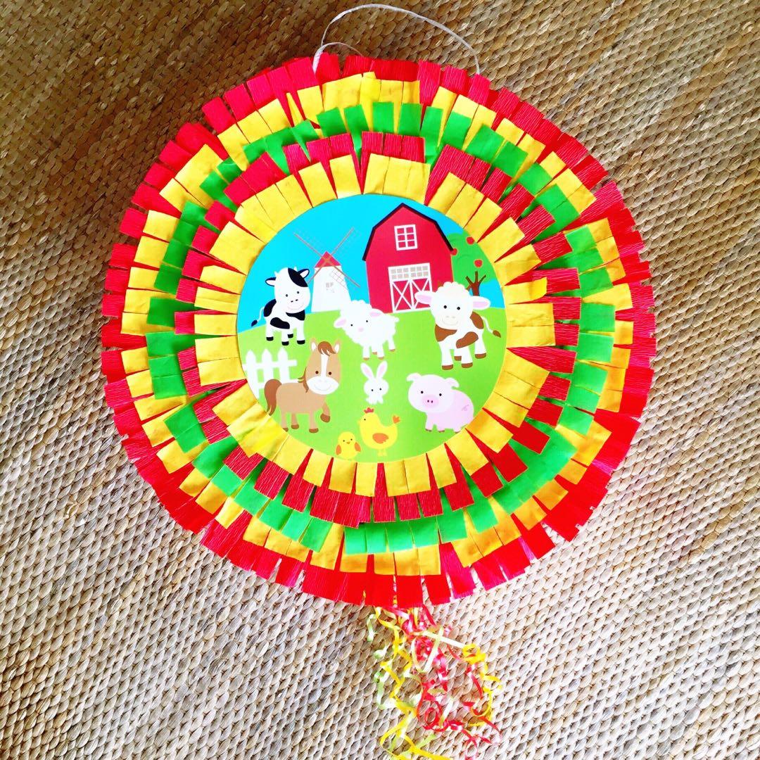 Pinata - cute farm animals, Hobbies & Toys, Toys & Games on Carousell