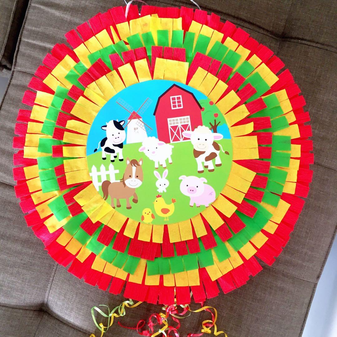 Pinata - cute farm animals, Hobbies & Toys, Toys & Games on Carousell