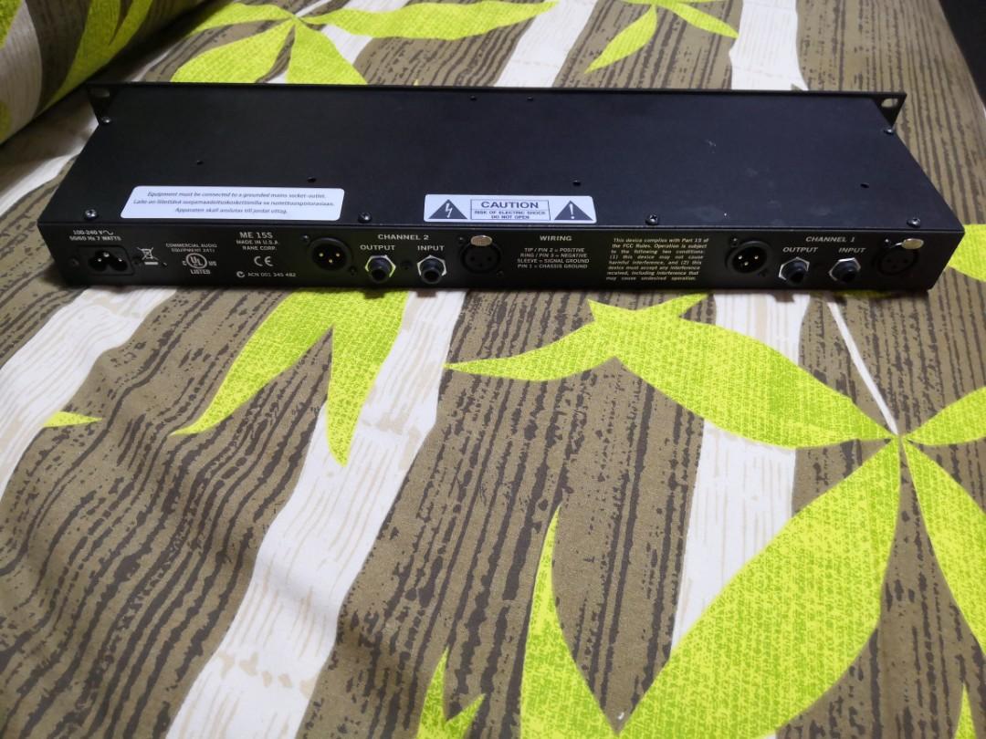 Rane ME 15S Micrographic Equalizer, Audio, Other Audio Equipment on ...