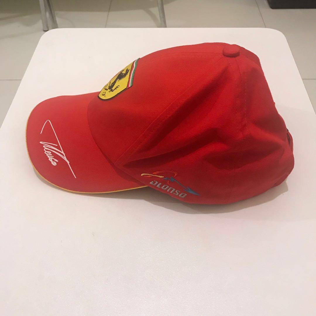 Repriced! Scuderia Ferrari F1 Fernand Alonso Signature Cap, Men's ...