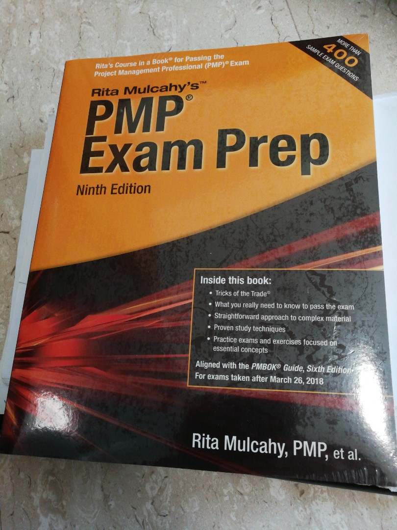 Rita Mulcahy's PMP Exam Prep, Hobbies & Toys, Books & Magazines ...