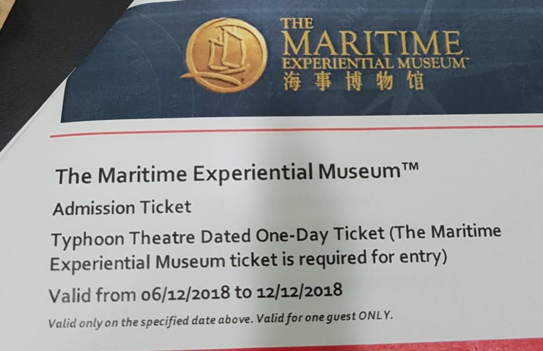 RWS Maritime Experiential Museum + typhoon theatre, Tickets & Vouchers ...