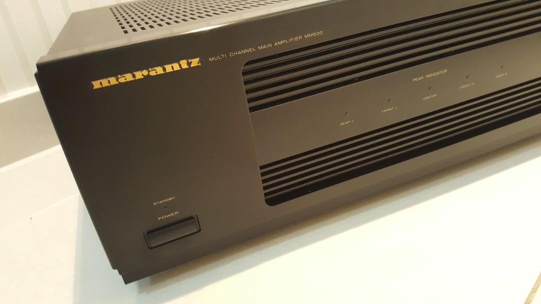 (SOLD) "SALES" MARANTZ MM500 MULTI-CHANNEL AMPLIFIER (Made in Japan ...