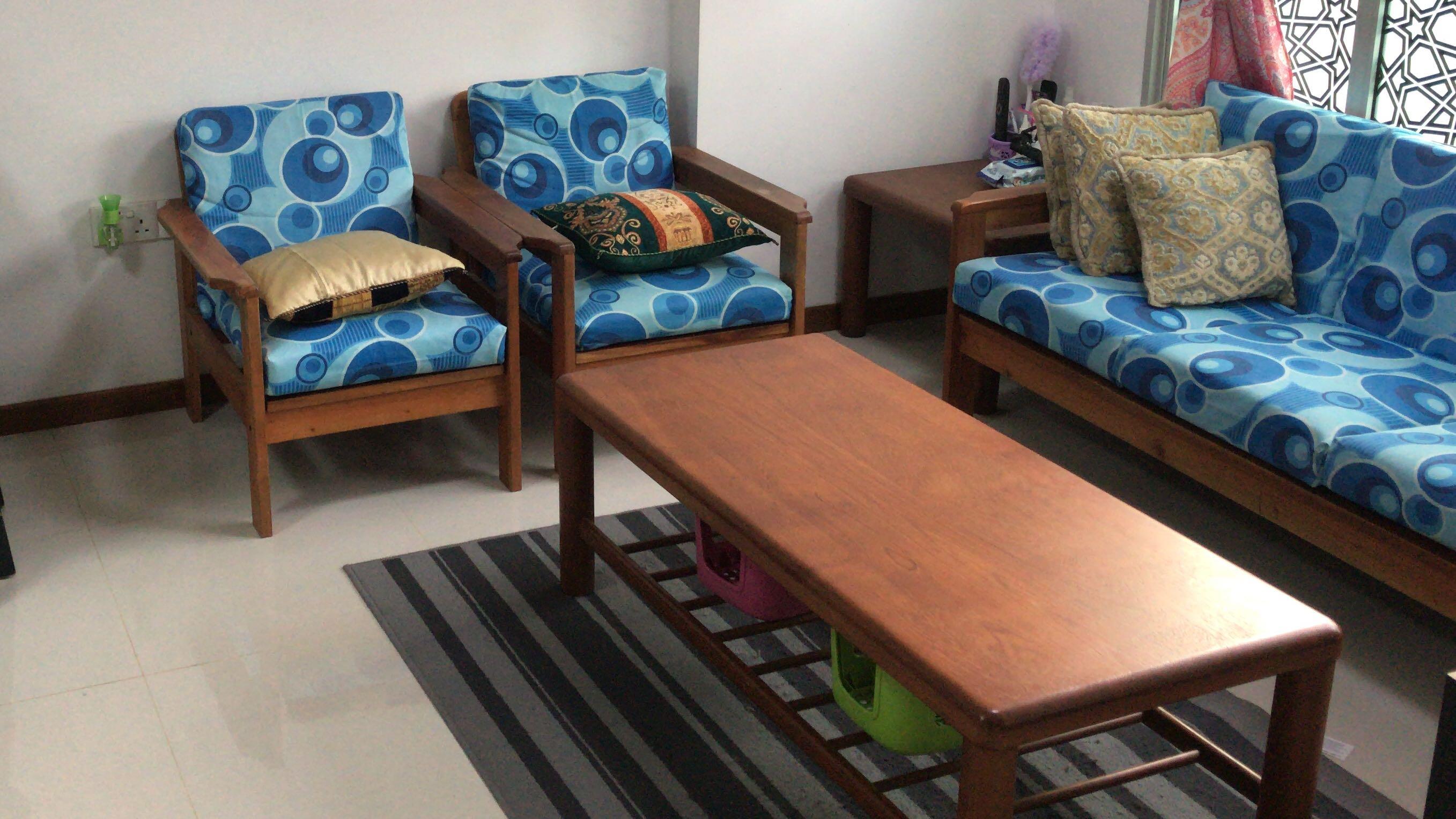 Sofa Pak Awang, Furniture & Home Living, Furniture, Sofas on Carousell